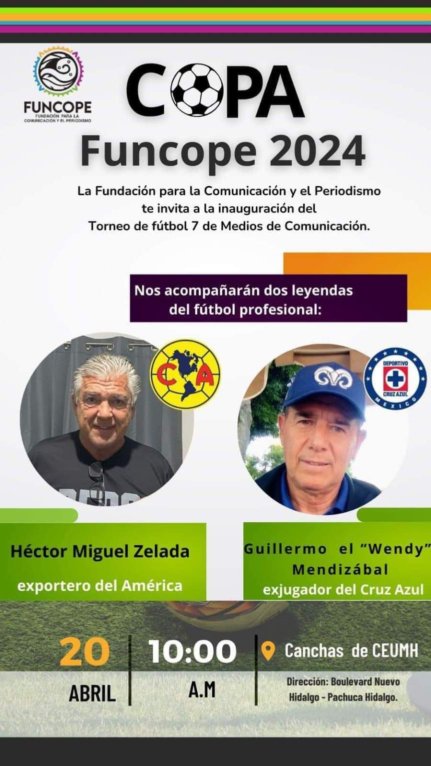 HÉCTOR MIGUEL ZELADA Y WENDY MENDIZÁBAL, INAUGURARÁN COPA FUNCOPE EN ...